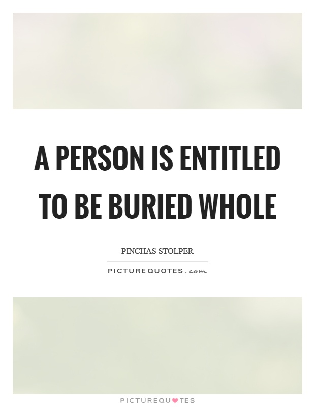 Pinchas Stolper Quotes & Sayings (1 Quotation)