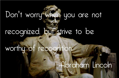 Recognition Quotes & Sayings | Recognition Picture Quotes